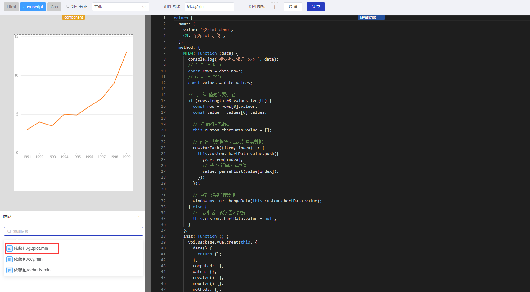 g2plot组件 - Powered by mindoc
